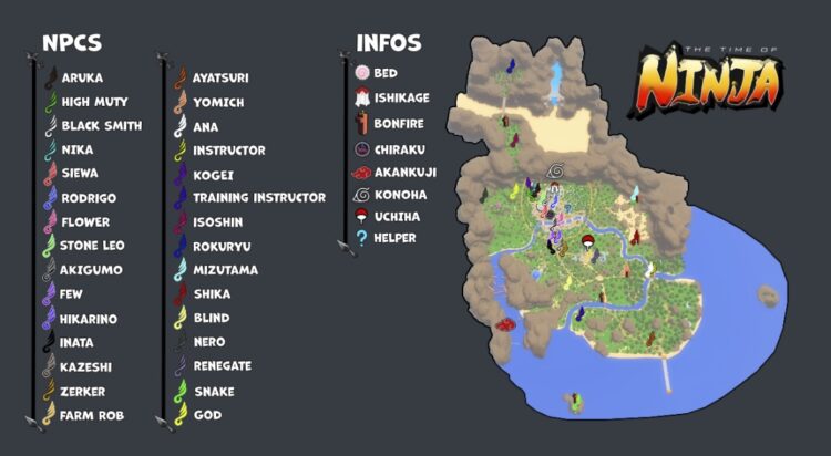 Ninja Time Bosses Guide - Drop Rates, Map Location of Boss