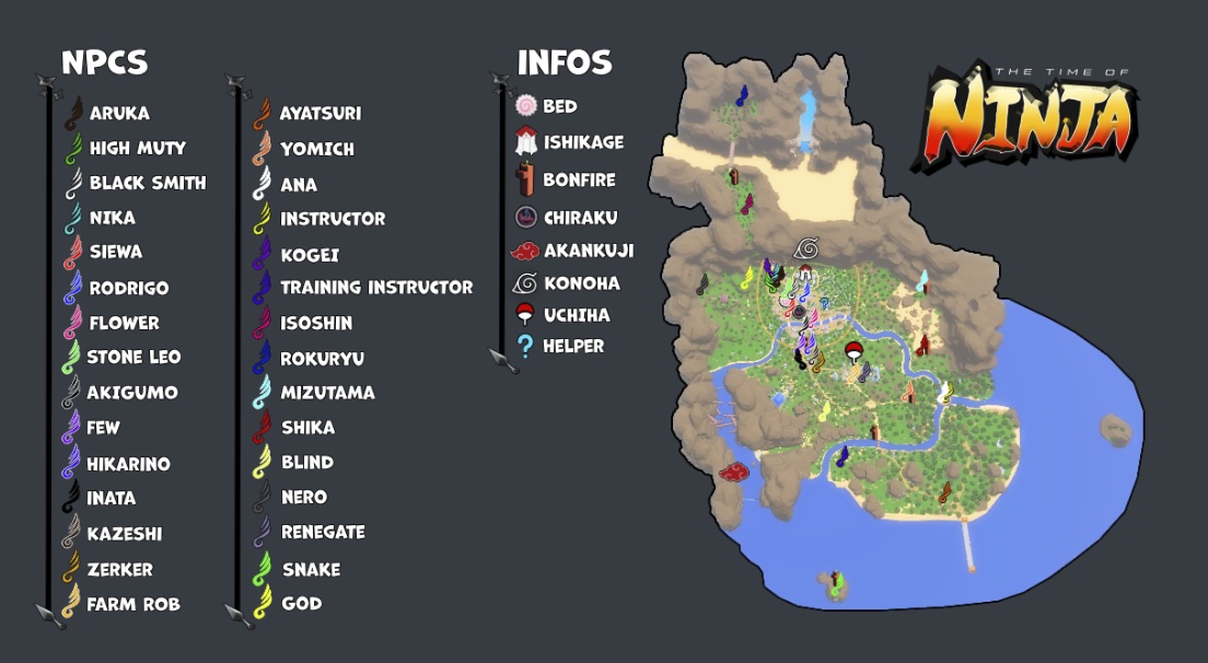 Ninja Time Bosses Guide - Drop Rates, Map Location of Boss