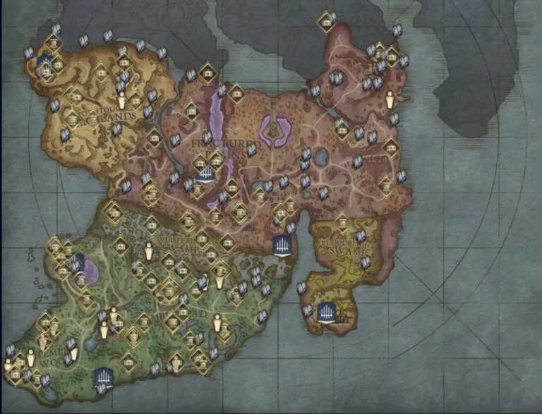 Runescape Dragonwilds Map Guide - NPC, Chest Locations